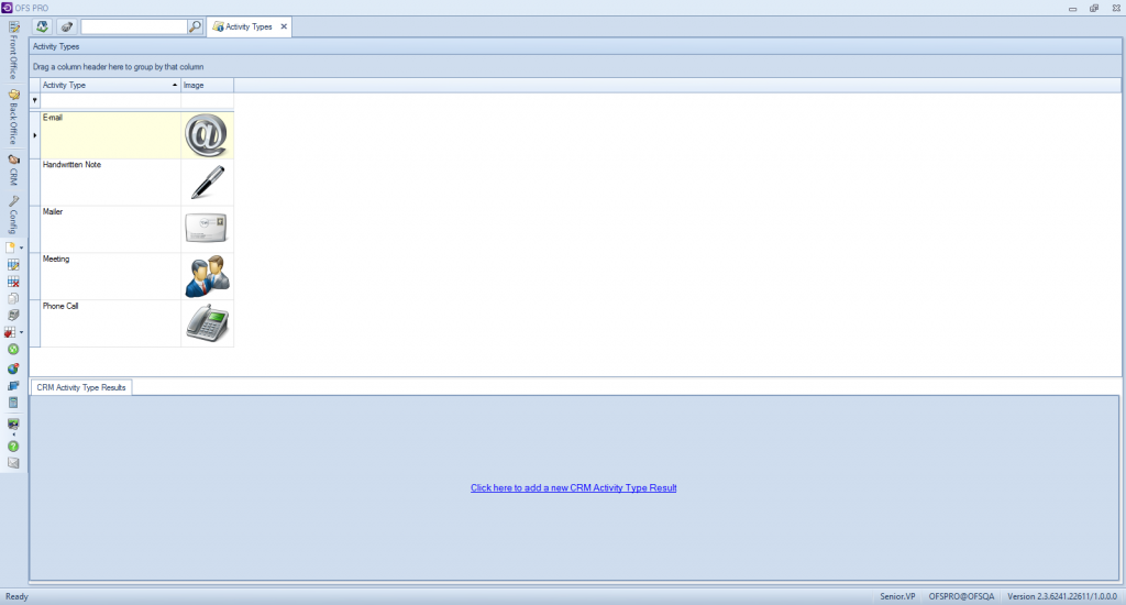 Activity Types – OFSPRO Knowledge Base
