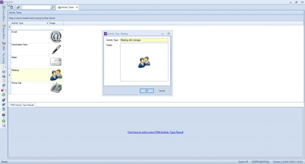 Activity Types – OFSPRO Knowledge Base
