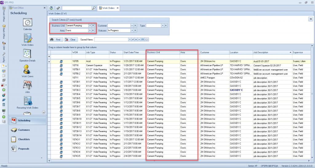 Creating a Work Order – OFSPRO Knowledge Base