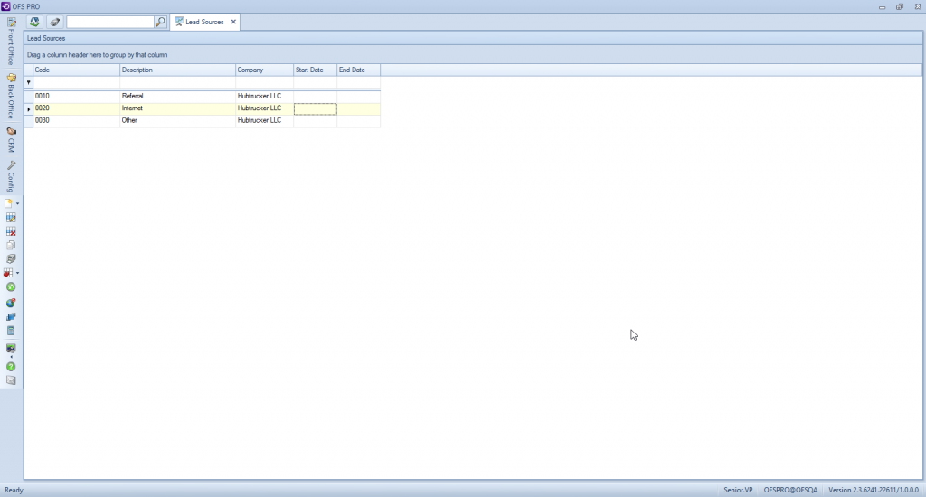 Lead Sources – OFSPRO Knowledge Base