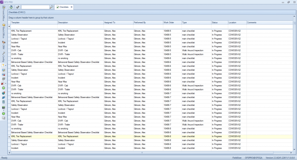 Checklists – OFSPRO Knowledge Base