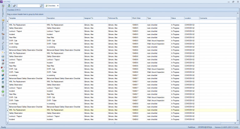 Checklists – OFSPRO Knowledge Base