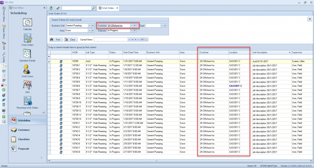 Creating a Work Order – OFSPRO Knowledge Base