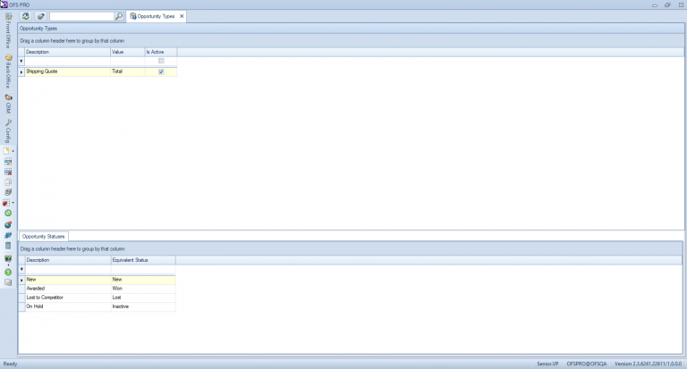 Opportunity Types – OFSPRO Knowledge Base