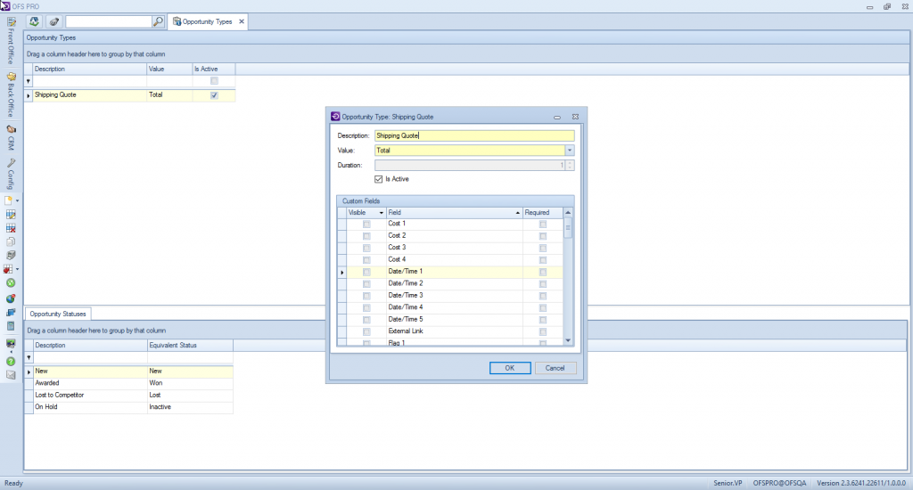 Opportunity Types – OFSPRO Knowledge Base