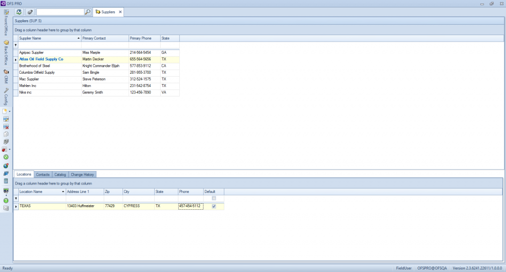 Suppliers – OFSPRO Knowledge Base