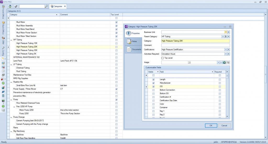 Maintenance Log – OFSPRO Knowledge Base