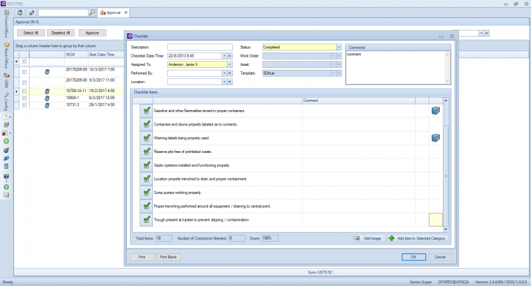 Checklist for Approval – OFSPRO Knowledge Base