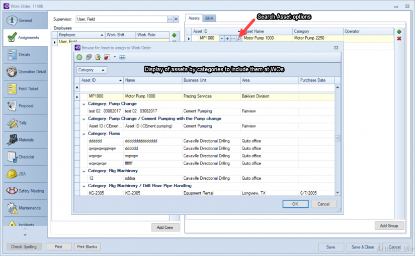 Creating a Work Order – OFSPRO Knowledge Base